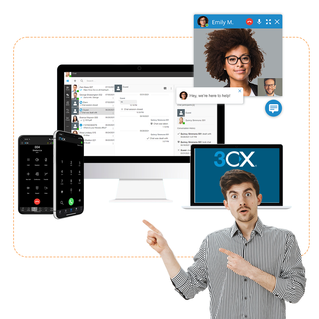 3CX Phone System UK | Features, Hosting, Pricing & Setup